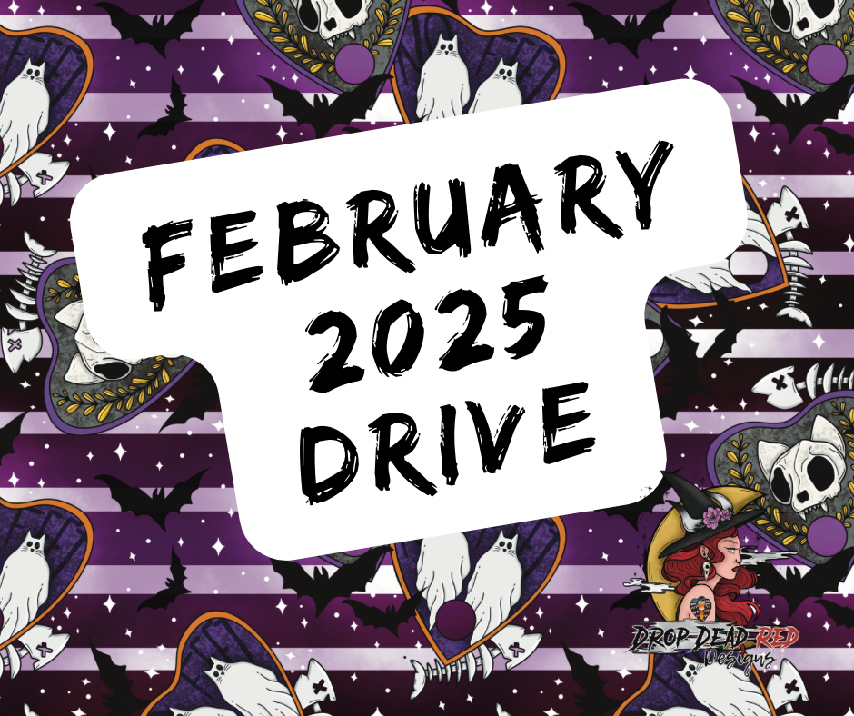 February 2025 Drive Digital Files – Drop Dead Red Designs
